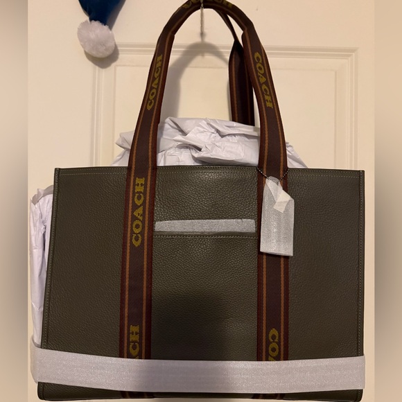 Coach | Bags | Coach Olive Green Large Smith Tote Bag | Poshmark